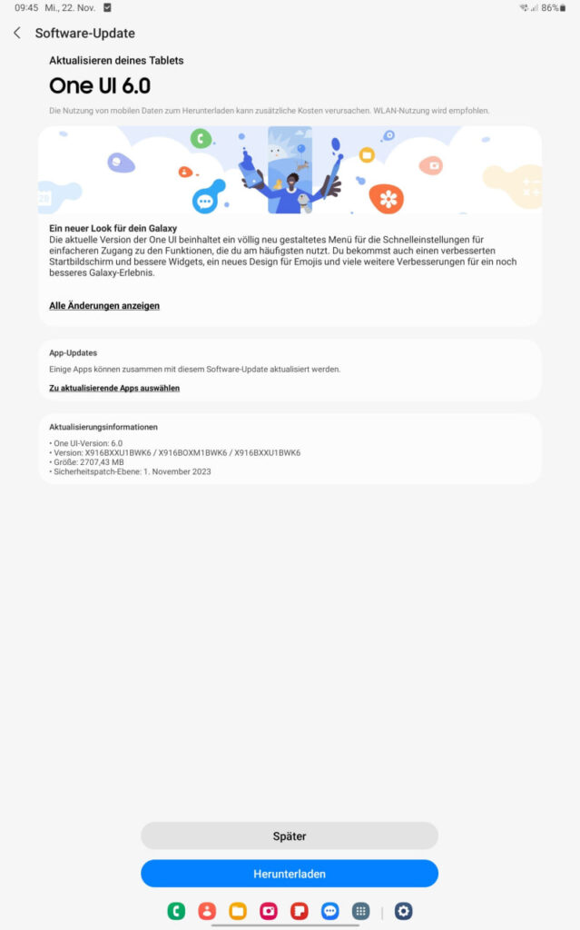 Stable Android 14 One UI 6 update rolling out for Galaxy Tab S9 series - Sammy Fans