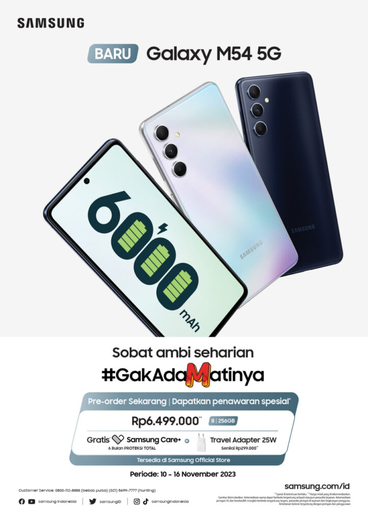 Samsung Galaxy M54 5G launched in Indonesia - Sammy Fans