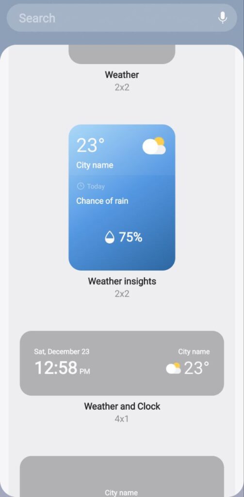 How to bring One UI 6 Weather Insight Widget to your Galaxy's Home ...