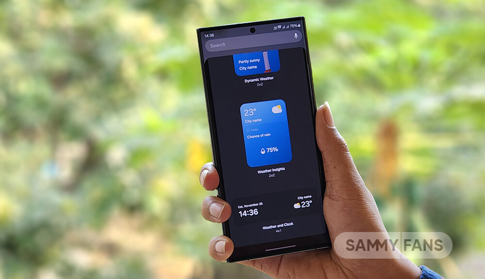 How to bring One UI 6 Weather Insight Widget to your Galaxy's Home ...