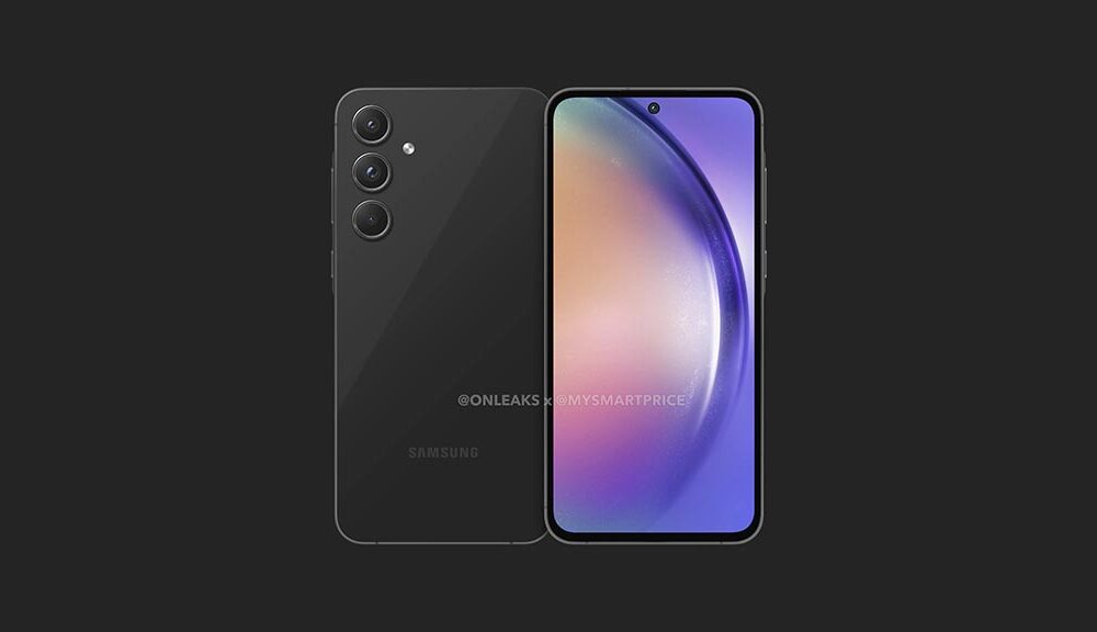 Samsung Galaxy A55 with flat edge design revealed in 5K renders - Sammy ...