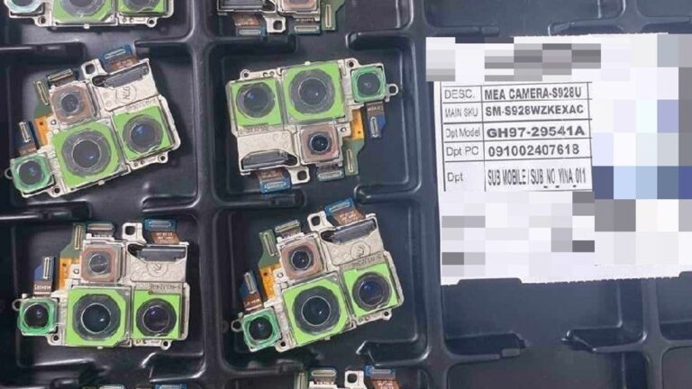 Samsung Galaxy S24 Ultra upgraded camera module leaked, live image ...