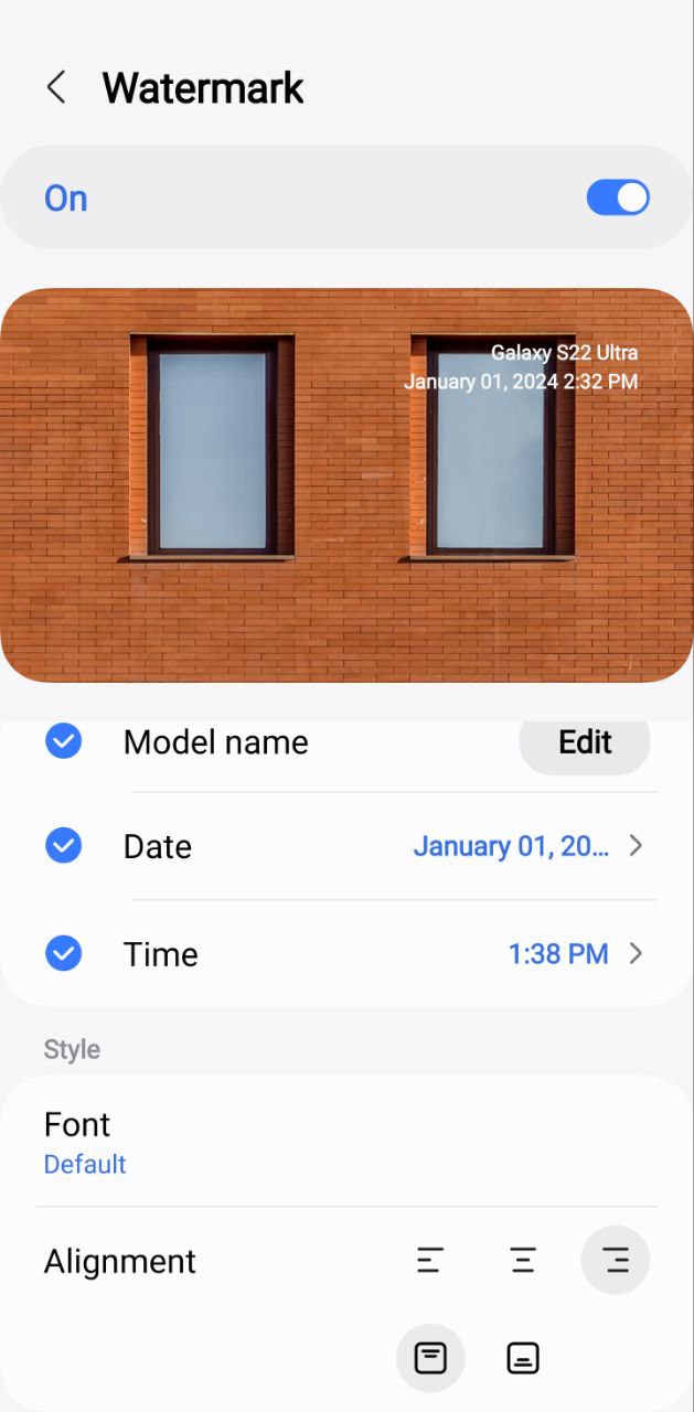 3 Improvements of Samsung One UI 6.0 Camera Watermark Feature - Sammy Fans
