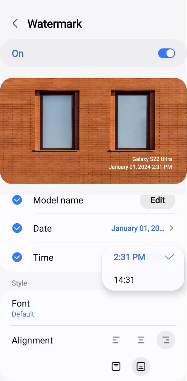 3 Improvements of Samsung One UI 6.0 Camera Watermark Feature - Sammy Fans