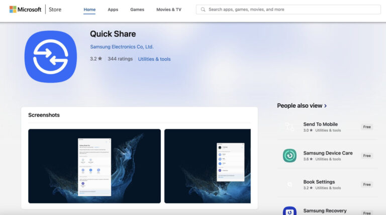 Samsung updates its Quick Share app with new logo on Windows - Sammy Fans
