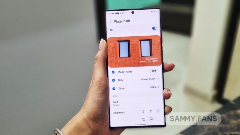 3 Improvements of Samsung One UI 6.0 Camera Watermark Feature - Sammy Fans