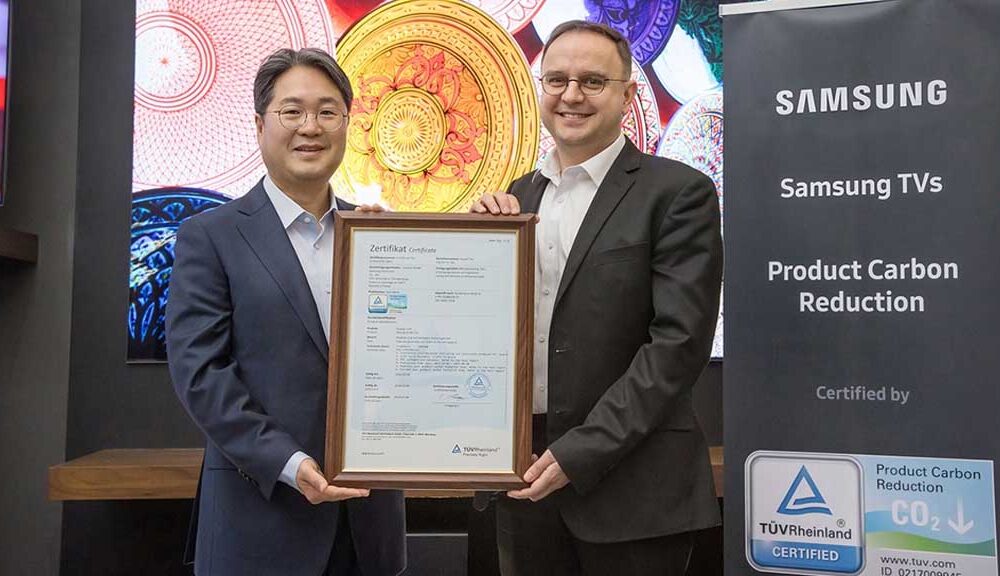 2024 Samsung TV lineup recognized for reduced carbon footprint - Sammy Fans