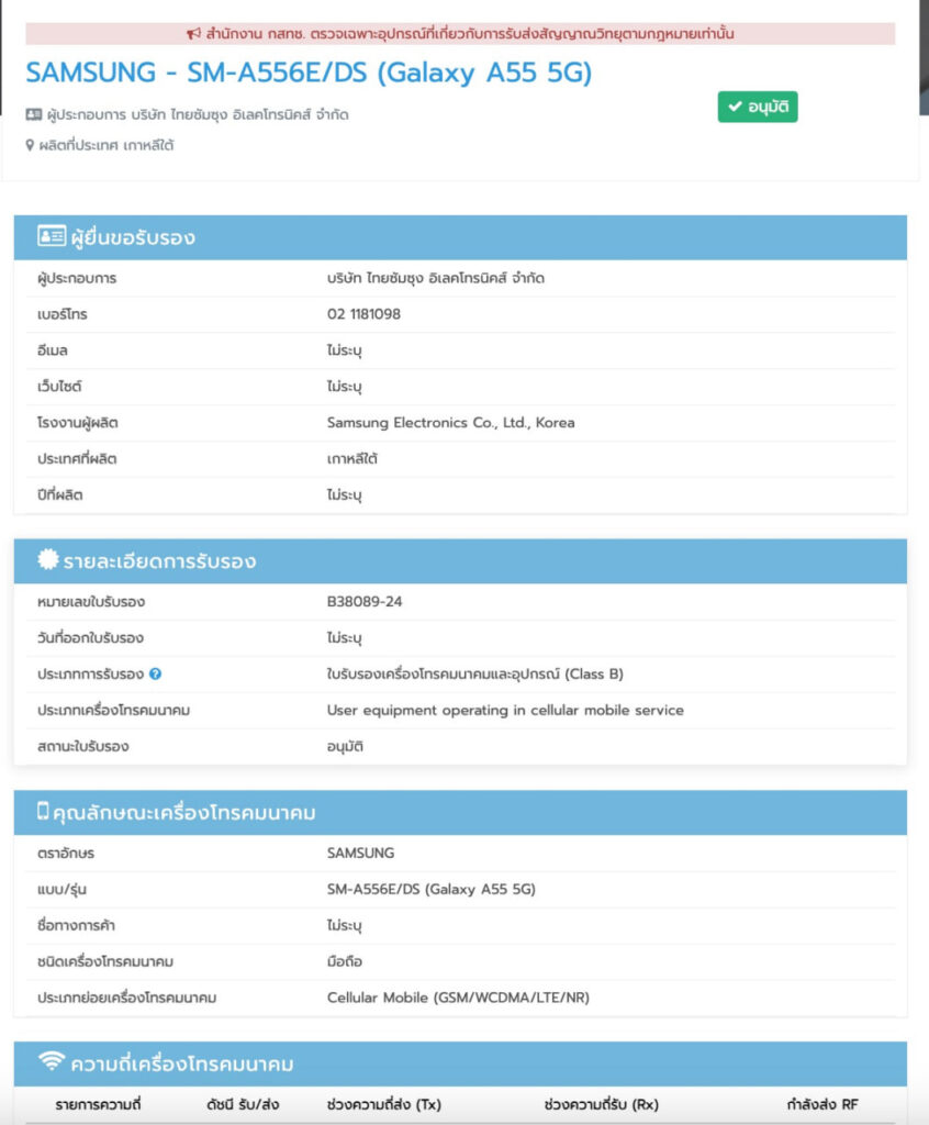 Samsung Galaxy A55 5G clears another hurdle before market debut - Sammy ...