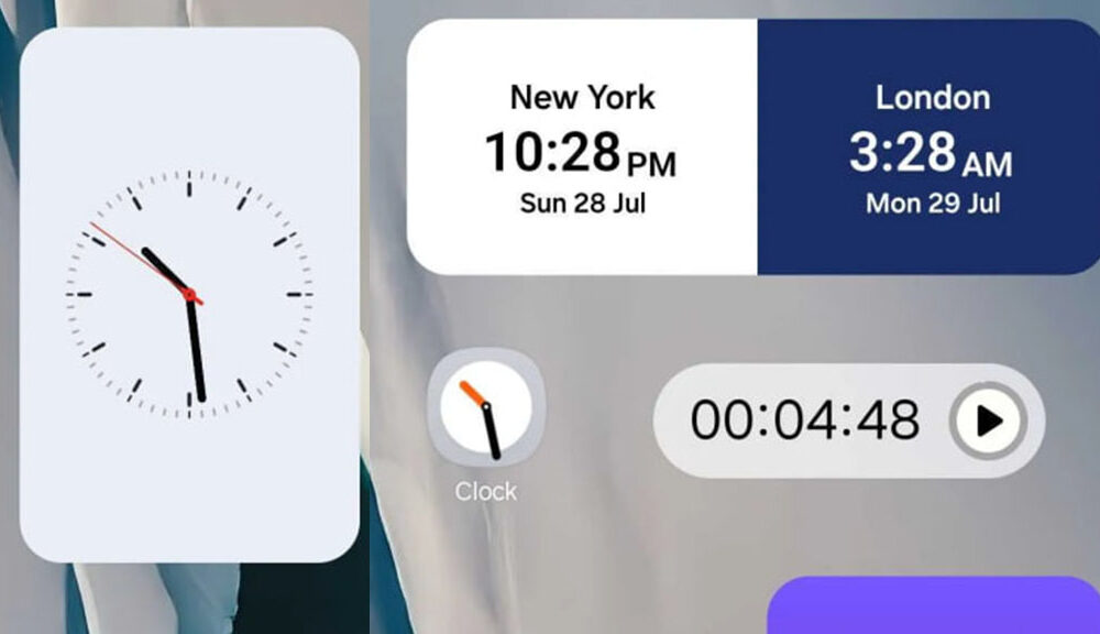 Samsung Clock update provides an early look at One UI 7 design - Sammy Fans