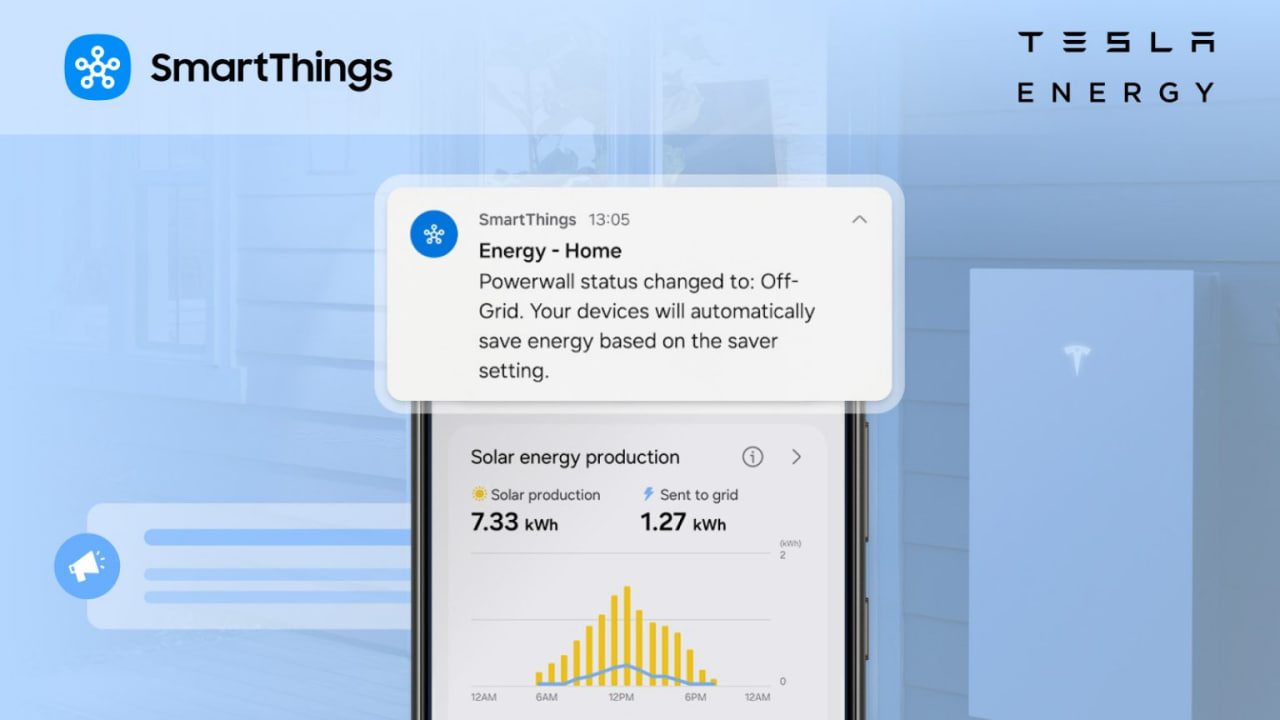 Samsung SmartThings brings AI control over Tesla Solar and Powerwall ...
