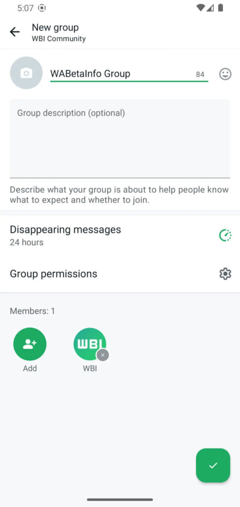 WhatsApp Beta update adds group description prompts for communities - Sammy Fans