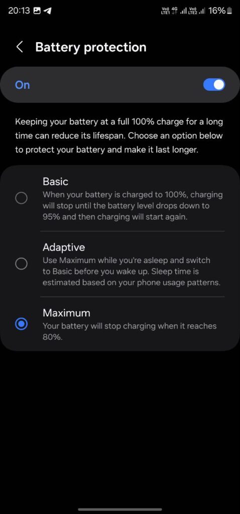 Battery Setting Comparison: A deep dive into One UI 7, One UI 6.1 ...