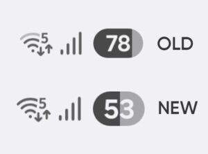 One UI 7 Beta 3 bulks up the battery icon - Sammy Fans