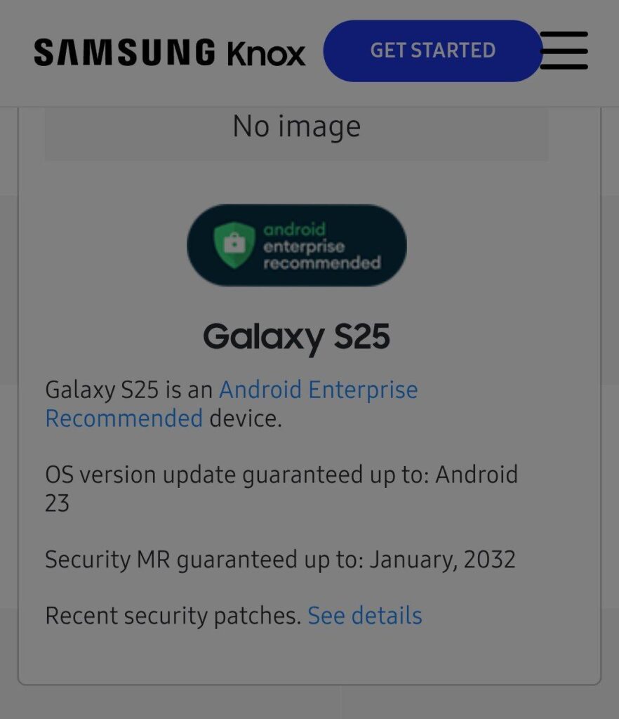 Galaxy S25 secures Android 23 (8 OS updates) support in Samsung’s ...
