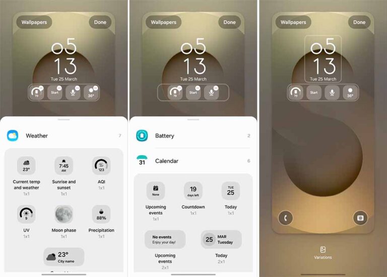 Here's how to enable lock screen widgets on Galaxy S25 - Sammy Fans