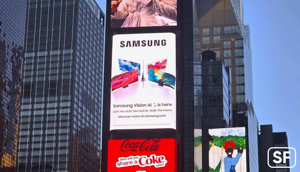 Samsung showcases Vision AI at Times Square, Piccadilly, Shanghai ...