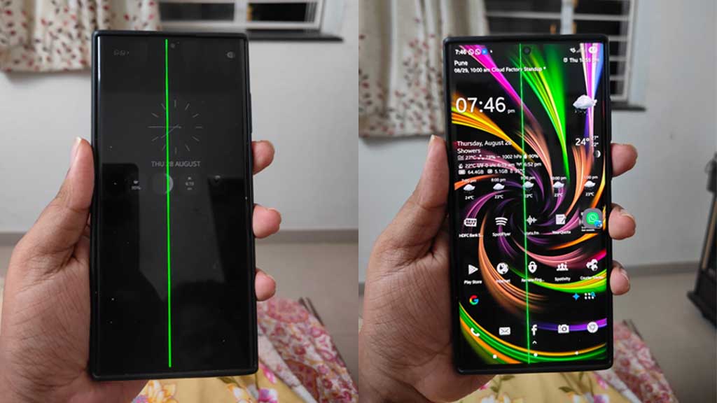 If your Galaxy S22 Ultra shows a green line, don’t expect Samsung to ...