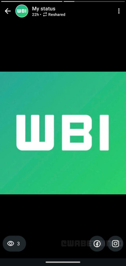 WhatsApp beta redesigns status screen with new share buttons - Sammy Fans