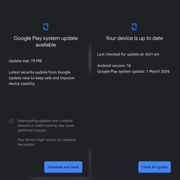 Samsung users getting March 2026 Google Play system update - Sammy Fans